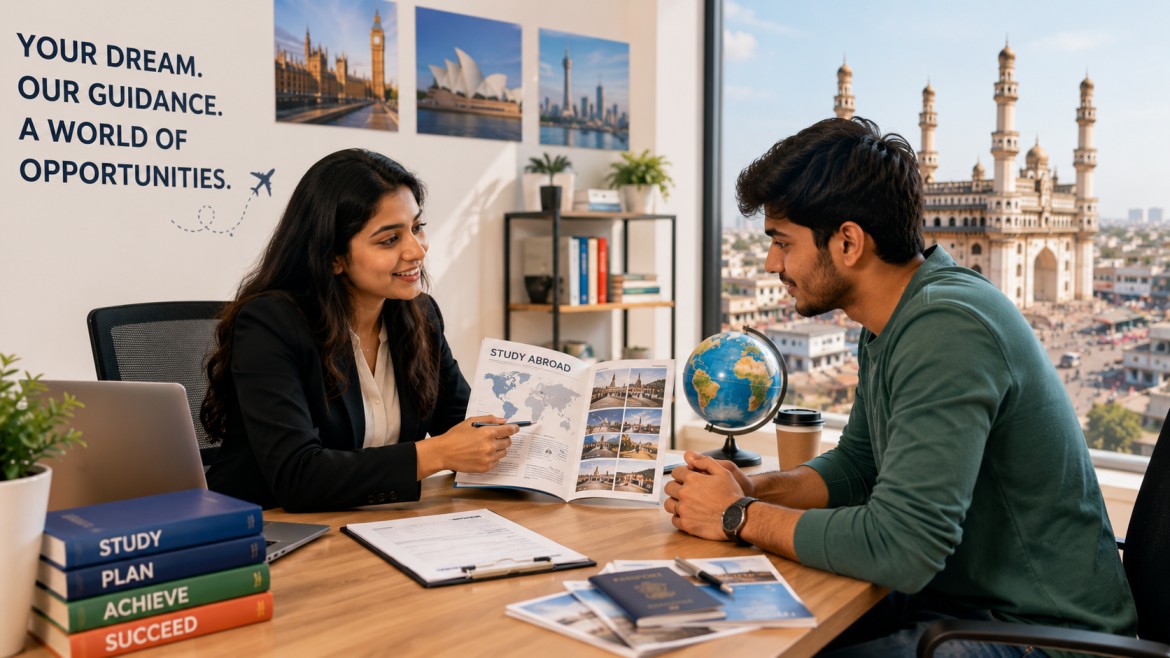 Study Abroad Consultants in Hyderabad: Services & Process